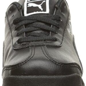 PUMA Roma Basic JR Sneaker (Little Kid/Big Kid) , Black/Black, 6.5 M US Big Kid