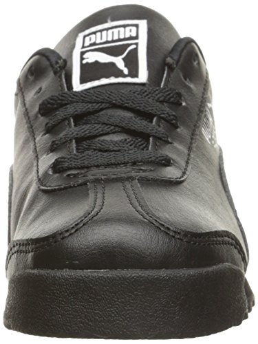 PUMA Roma Basic JR Sneaker (Little Kid/Big Kid) , Black/Black, 6.5 M US Big Kid