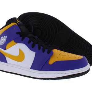 Jordan Men's Air Jordan 1 Mid, Dark Concord/Taxi-white-black, 11