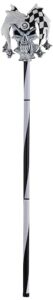 california costumes psycho jester black and white cane standard