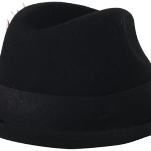 Brixton Men's Gain Fedora Hat, Black, Small