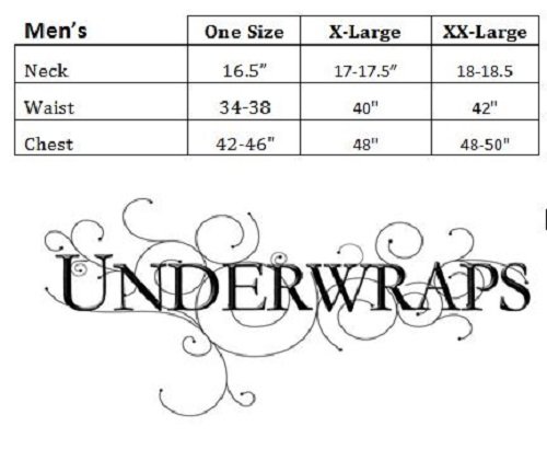 Underwraps Men's Deluxe Priest, Black/White, One Size