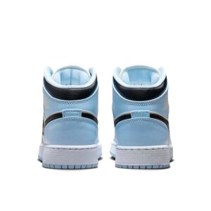 Jordan Little Kid's 1 Mid Ice Blue/Black-Sail-White (640737 401) - 10.5