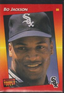 bo jackson (baseball card) 1992 donruss triple play - [base] #164