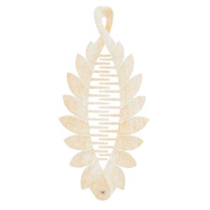 Scalloped Leaf Banana Clip - Set of 3