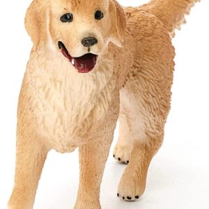 Schleich Farm World, Animal Figurine, Farm Toys for Boys and Girls 3-8 years old, Female Golden Retriever