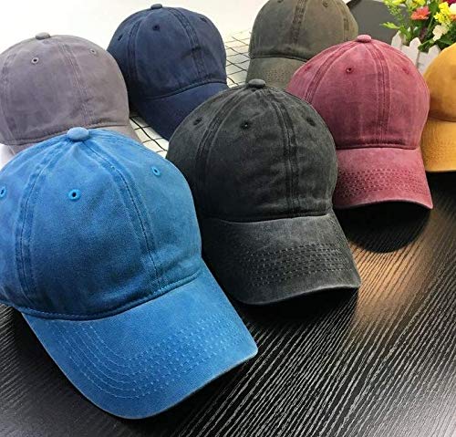 Denim Cap Cute Golden Retriever Baseball Dad Cap Adjustable Classic Sports for Men Women Hat