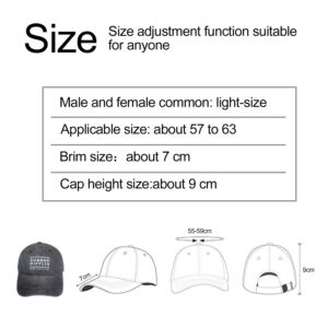 Denim Cap Cute Golden Retriever Baseball Dad Cap Adjustable Classic Sports for Men Women Hat