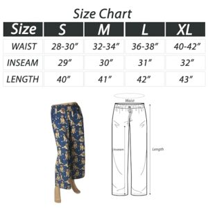 Golden Retriever Pajama Pants – Cotton Blend - All Season - Comfort Fit Lounge Pants for Women and Men – Golden Retriever Gifts