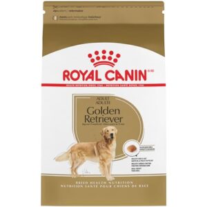 royal canin golden retriever adult dry dog food, 17 lb bag