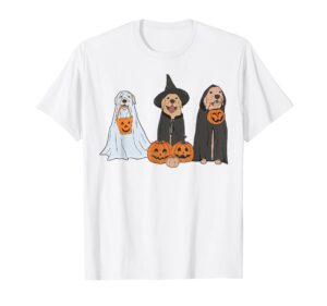 halloween labrador golden retriever t-shirt