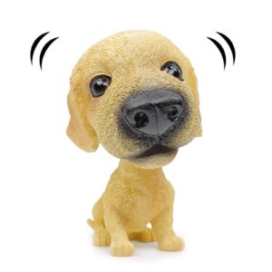 cogeek bobble head dogs bobbing heads car dash puppy car decoration (golden retriever)