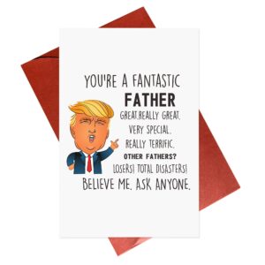 Gonzey Funny Father's Day Card,Trump Father,Dad Birthday,Humorous Greeting Cards