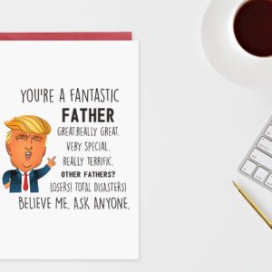 Gonzey Funny Father's Day Card,Trump Father,Dad Birthday,Humorous Greeting Cards