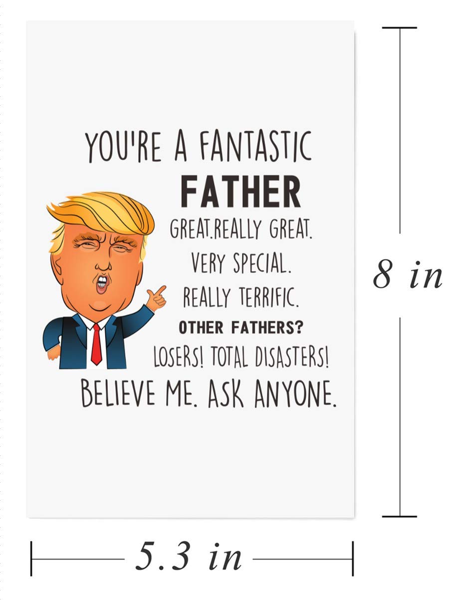 Gonzey Funny Father's Day Card,Trump Father,Dad Birthday,Humorous Greeting Cards