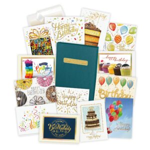 the gallery collection - birthday cards assortment box (35 cards), foil & embossing (birthday 2)