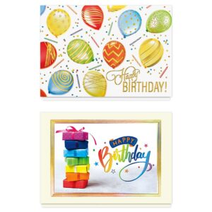 The Gallery Collection - Birthday Cards Assortment Box (35 Cards), Foil & Embossing (Birthday 2)