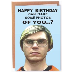 aonuowe dahmer birthday card rude card humour banter slapstick funny gift card for boyfriend joke card