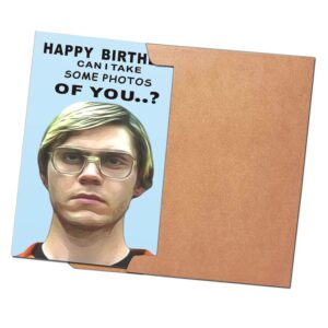 AONUOWE Dahmer Birthday Card Rude Card Humour Banter Slapstick Funny Gift Card For Boyfriend Joke Card