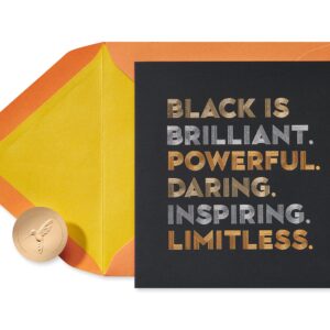 Papyrus Blank Card (Black is Brilliant)