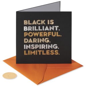 Papyrus Blank Card (Black is Brilliant)