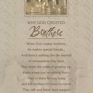 Designer Greetings Why God Created Brothers Religious Birthday Card for Brother