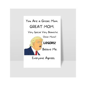 Funny "Donald Trump" Mother's Day greeting Card