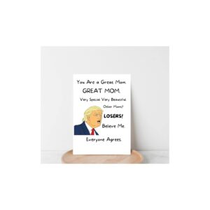 Funny "Donald Trump" Mother's Day greeting Card