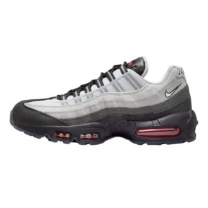 nike men's air max 95 sneaker, black/white-pure platinum, 8