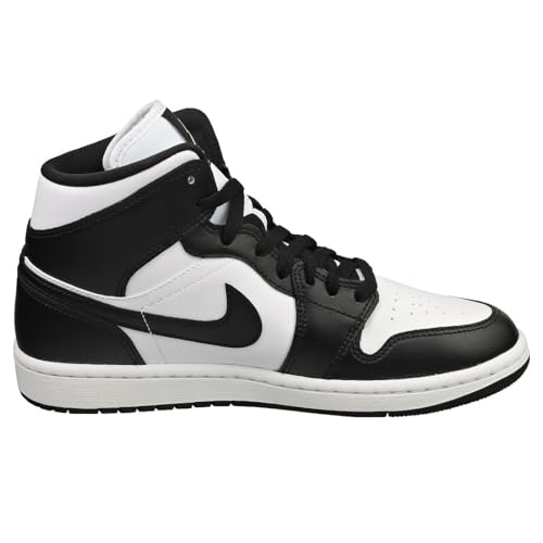 Jordan 1 Mid Women White/Black-Panda Mid DV0991-101 7.5