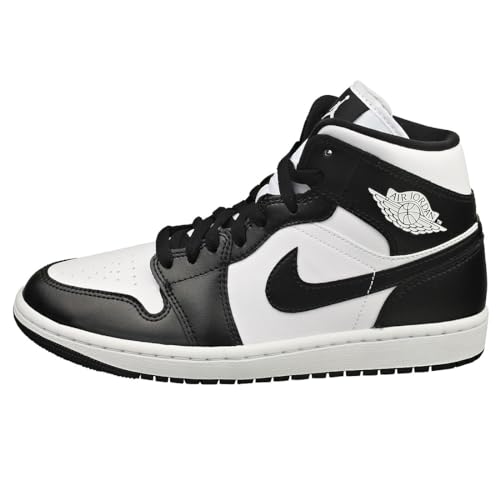 Jordan 1 Mid Women White/Black-Panda Mid DV0991-101 7.5