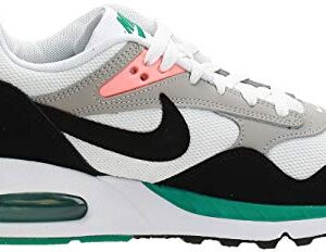 Nike Women's Air Max Correlate Sneakers, White/Black-New Green, 7 M US