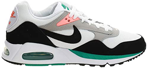 Nike Women's Air Max Correlate Sneakers, White/Black-New Green, 7 M US