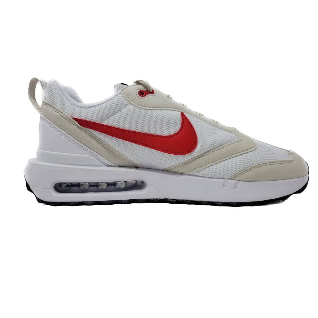 Nike Men's Air Max Dawn, White/University Red, 10.5 M US