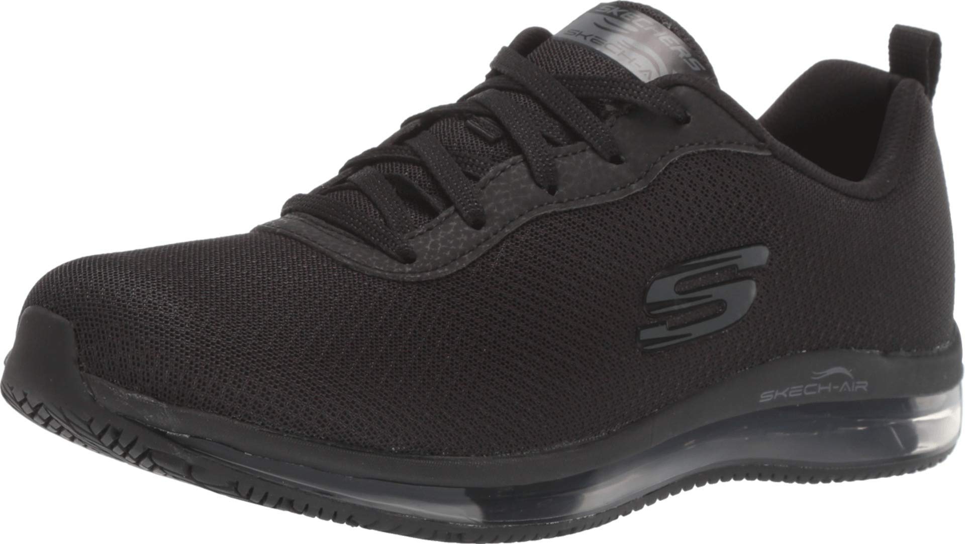 Skechers womens Skech-air Sr Health Care Professional Shoe, Black, 10 US