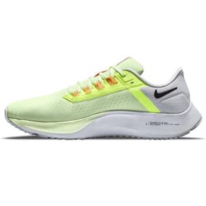 nike men's air zoom pegasus 38 running shoe, barely volt/volt/photon dust/b, 11