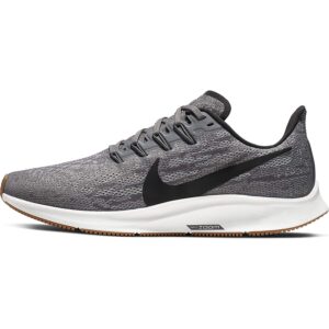 nike women's air zoom pegasus 36 running shoes, multicolour (gunsmoke/oil grey/white/gum light brown 1), 8.5