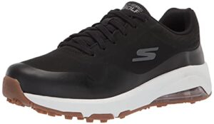 skechers women's skech-air dos relaxed fit spikeless golf shoe, black, 7.5