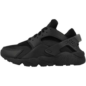 nike men's air huarache fashion sneakers, black/black, 8