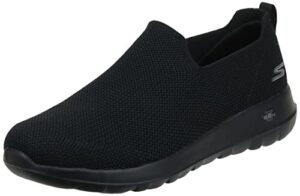 skechers men's go walk max-athletic air mesh slip on walkking shoe sneaker,black/black/black,10 x-wide us