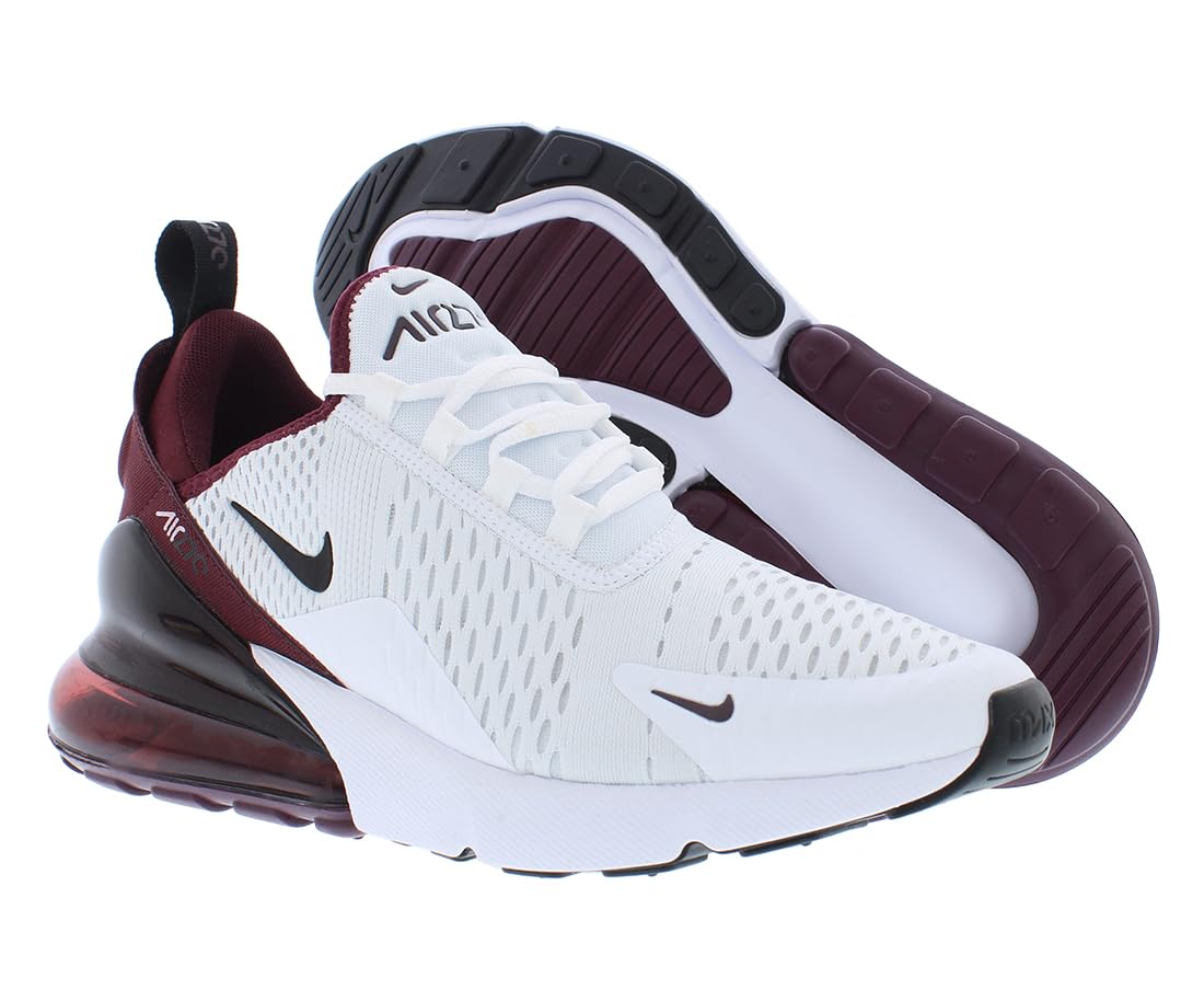 Nike Men's Air Max 270 Night Maroon/Black-White-Cedar (FN6858 681) - 8.5