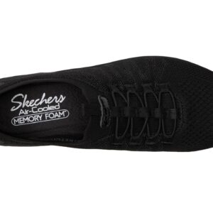 SKECHERS Women's Active-AIR Sneaker, Black, 8.5