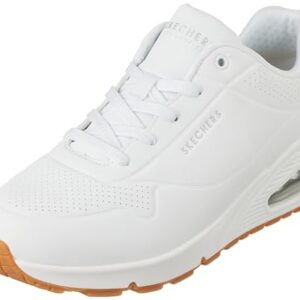 Skechers womens Skecher Street Women's Uno - Stand on Air Sneaker, White, 6 US