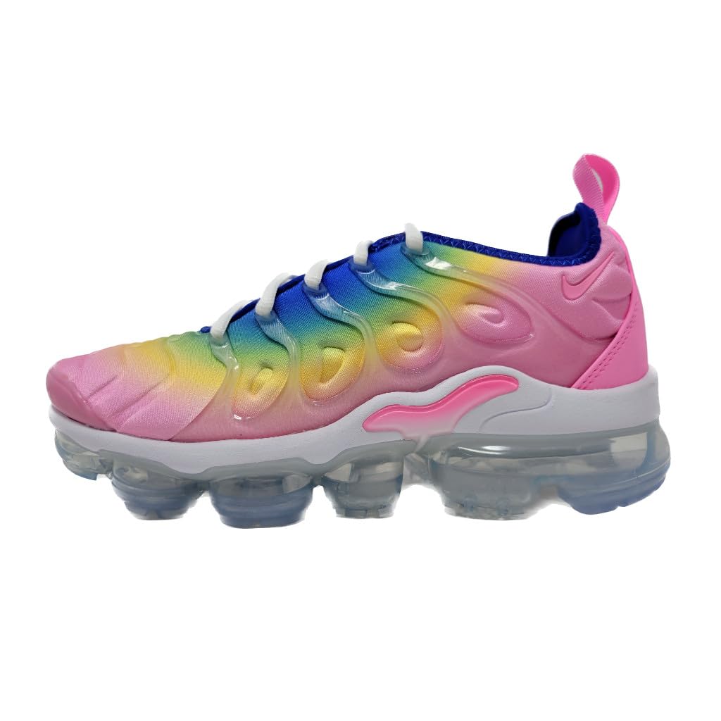 Nike Womens's Air Vapormax Plus Running Shoes, Pink Spell/Citron Pulse, 6.5 M US