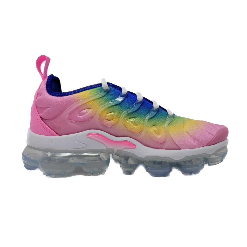 Nike Womens's Air Vapormax Plus Running Shoes, Pink Spell/Citron Pulse, 6.5 M US