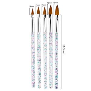 Artdone 31pcs Nail Art Brushes,Nail Art Tool Set,Nail Dotting Tools,Nail Dust Brush,Striping Nail Art Brushes for Long Lines,Nail Drawing Pen For Nail Design.