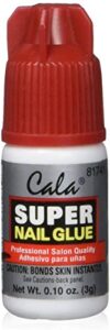 cala super nail glue, 0.10 oz.