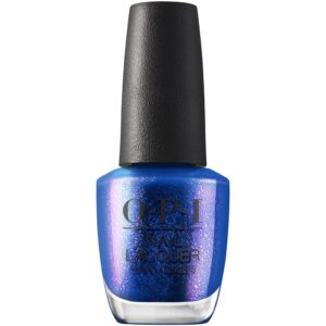 opi nail lacquer, opaque & dark shimmer finish blue nail polish, up to 7 days of wear, chip resistant & fast drying, fall 2023 collection, big zodiac energy, scorpio seduction, 0.5 fl oz