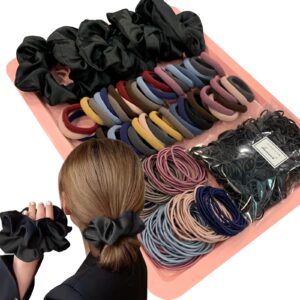 YANRONG 755PCS Hair Accessories for Woman Set Seamless Ponytail Holders Variety Hair Scrunchies Hair Bands Scrunchy Hair Ties For Thick and Curly (Mix)