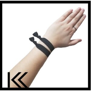 Kenz Laurenz Sports Hair Ties No Crease Ribbon Elastics Ouchless Ponytail Holders Scrunchies Coils Hair Bands (Volleyball)